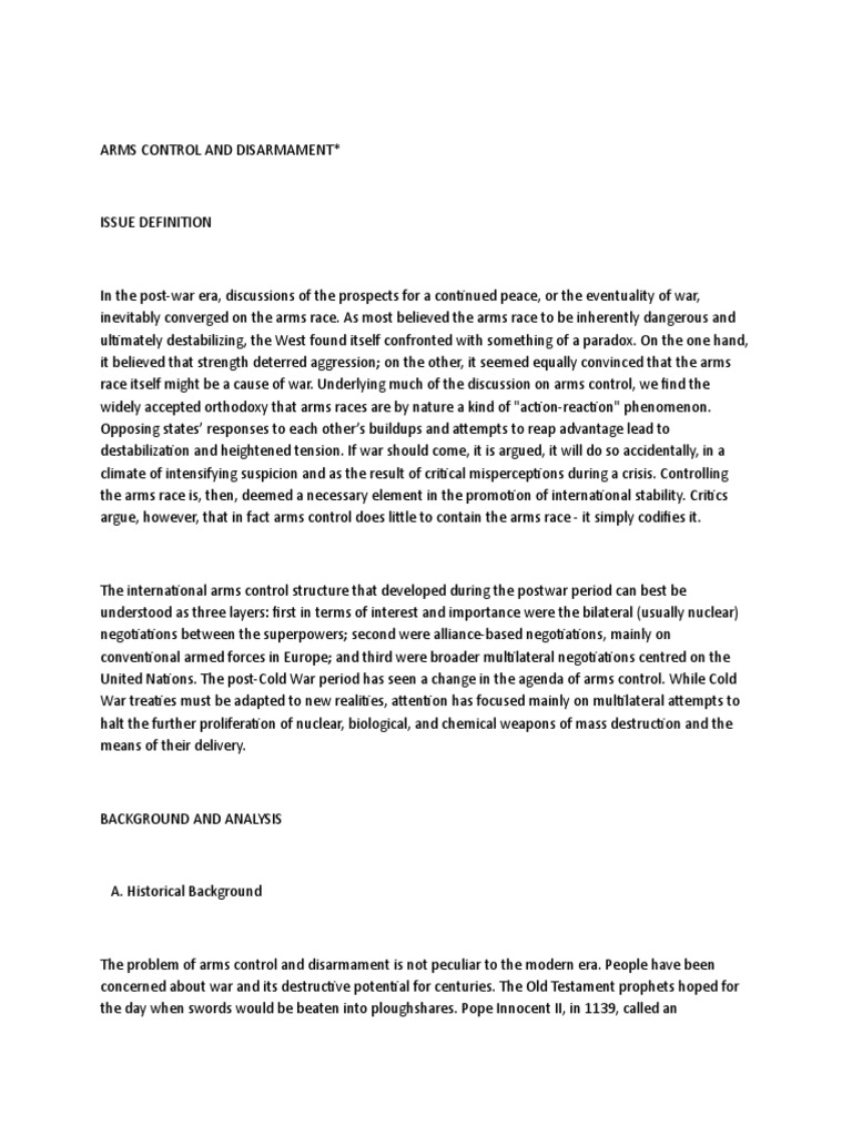 Iimun Study Guide Disec | PDF | Treaty On The Non Proliferation Of ...
