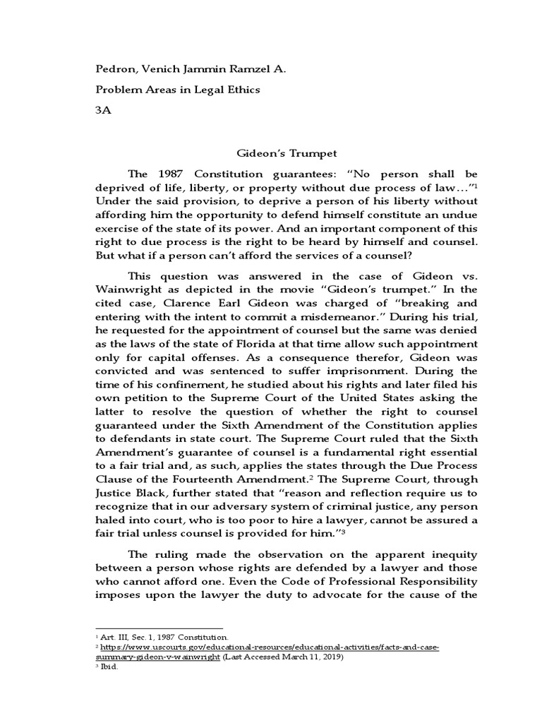 Ensuring a Fair Trial for All: An Analysis of the Landmark Supreme ...