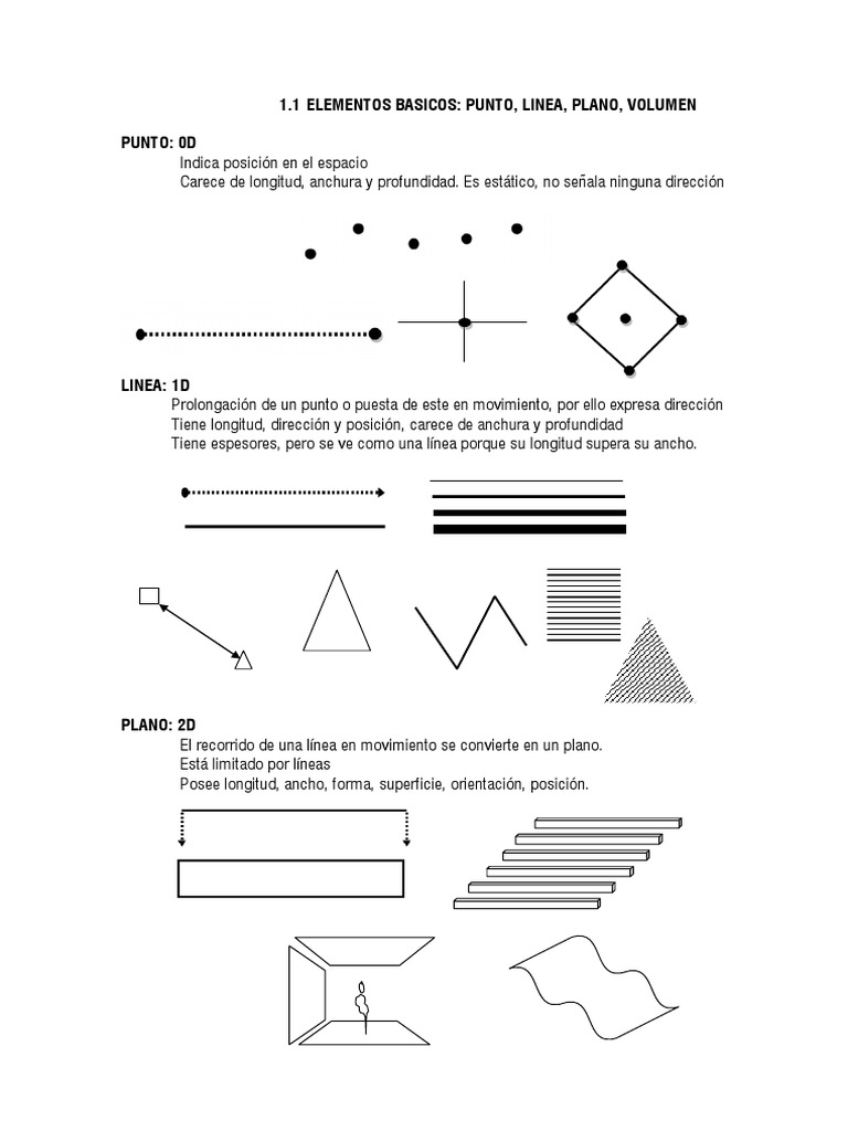 Hoja De Trabajo De Geometría, Puntos, Líneas Y Planos