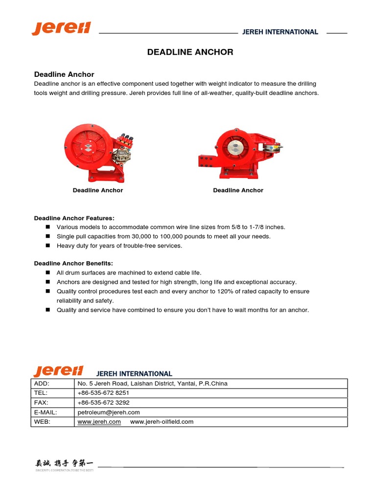 Deadline Anchor | PDF