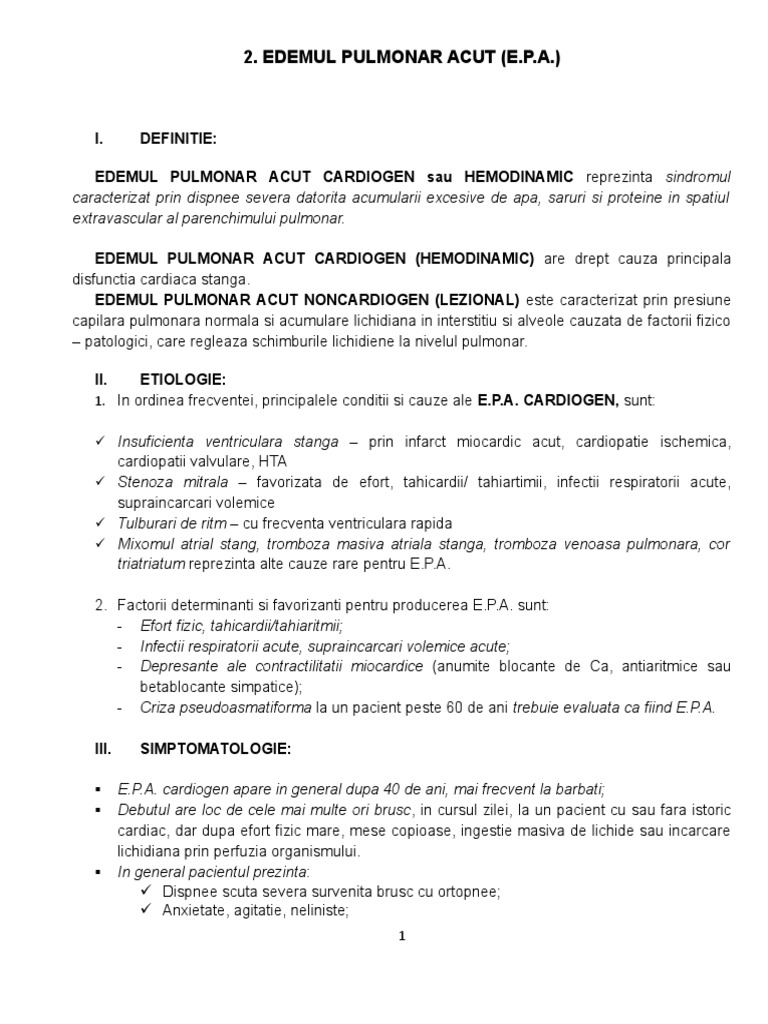 2-Edemul Pulmonar | PDF