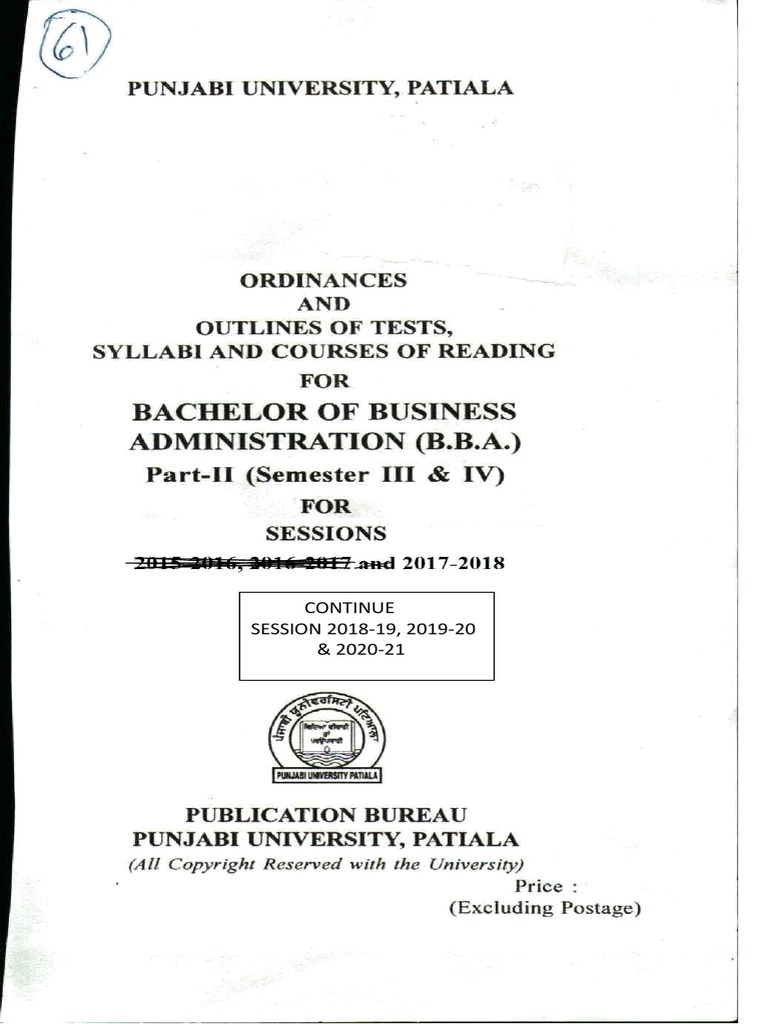 Bachelor of Business Administration (B.b.a.) Part II (Semester III & IV) - 2 | PDF | Marketing ...