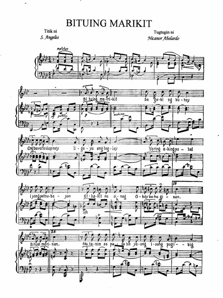 Bituing Marikit | PDF