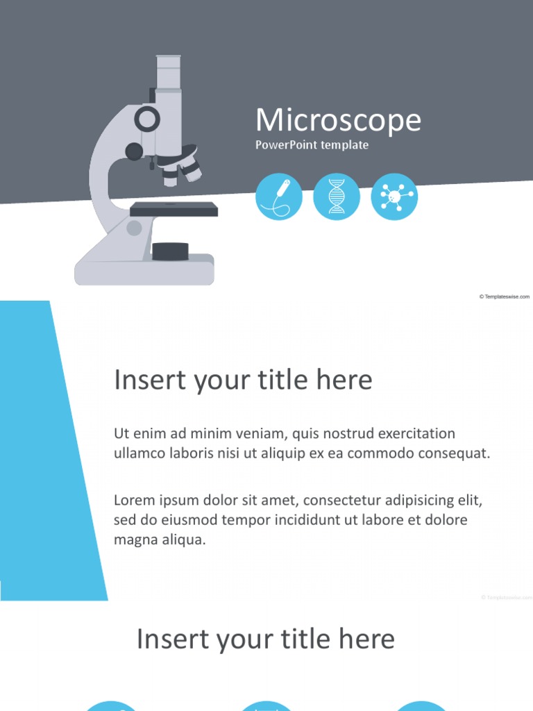 Microscope: Powerpoint Template | PDF