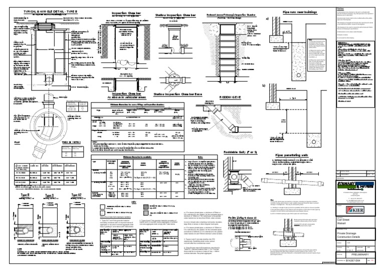 Manhole Type B and Inspection Chamber | PDF | Precast Concrete | Concrete