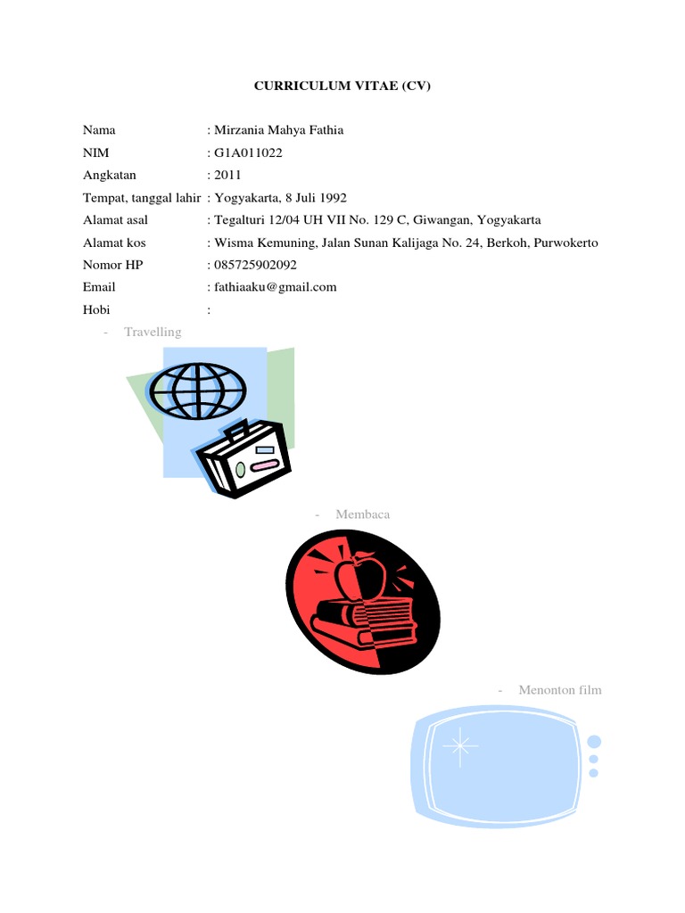 CURRICULUM VITAE Seleksi Aslab | PDF