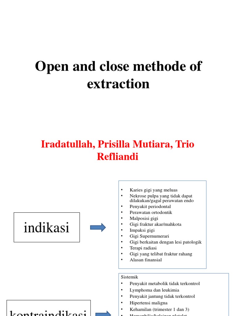 Open and Close Methode of Extraction | PDF