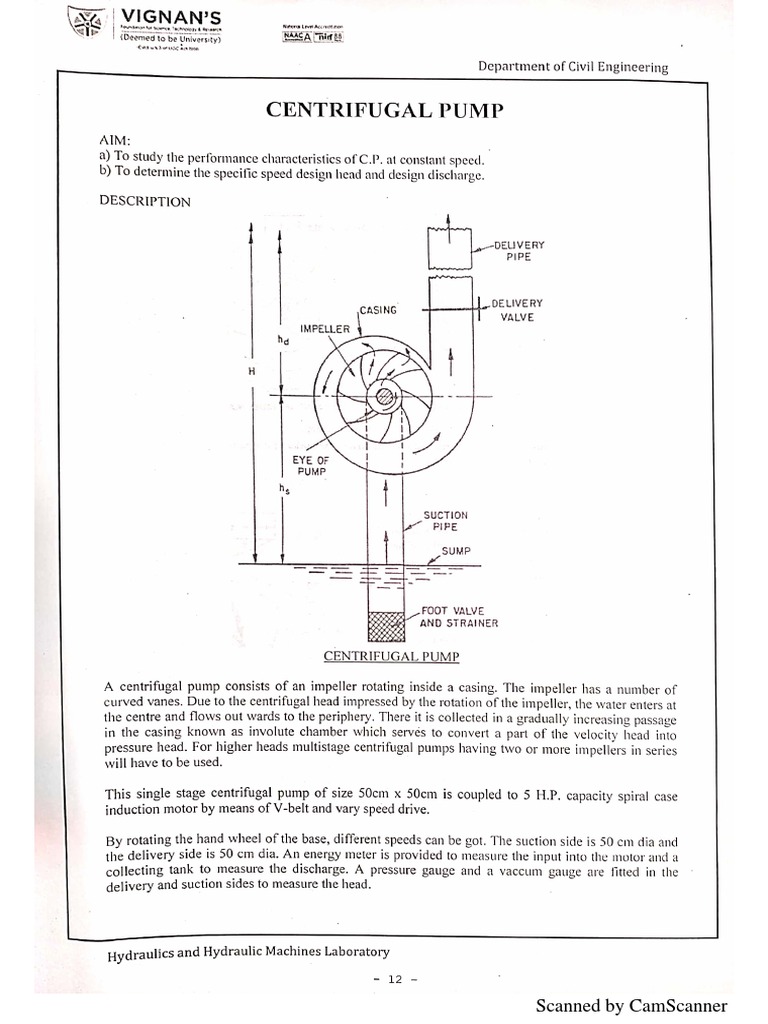 Centrifugal Pump | PDF | Nature