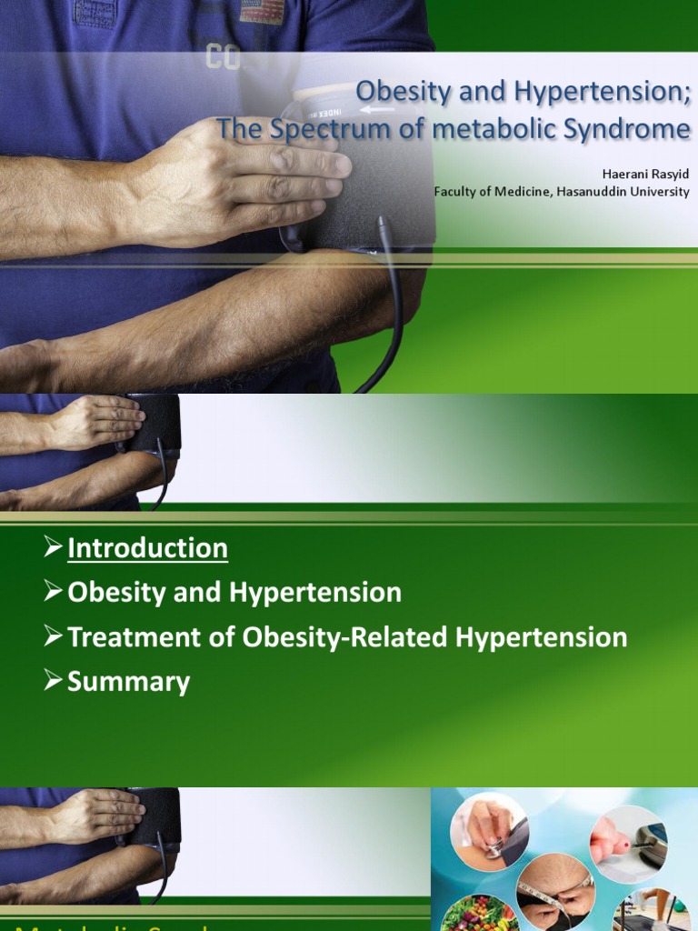 INASH Obesity and Hypertension | PDF | Metabolic Syndrome | Abdominal ...