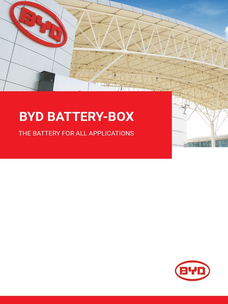 BYD Battery-Box: Modular Energy Solutions | PDF | Kilowatt Hour ...
