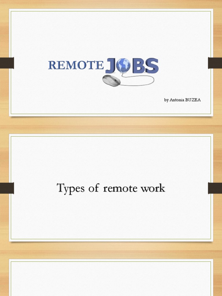 Working Remote | PDF | Employment | Business