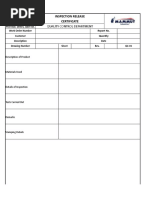 Inspection Release Note Format | PDF