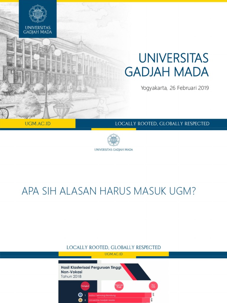 PPT Sosialisasi UGM 2019