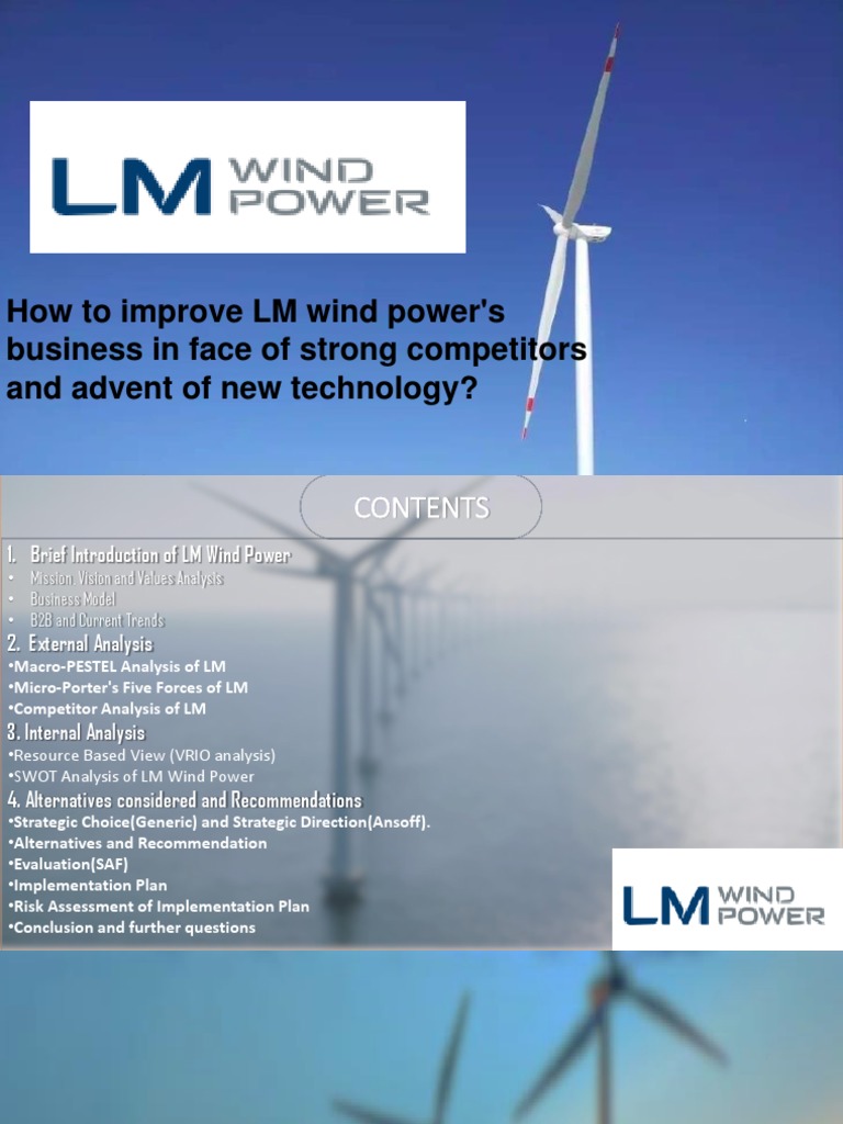 How LM Wind Power Can Strengthen Its Position Against Competitors | PDF ...