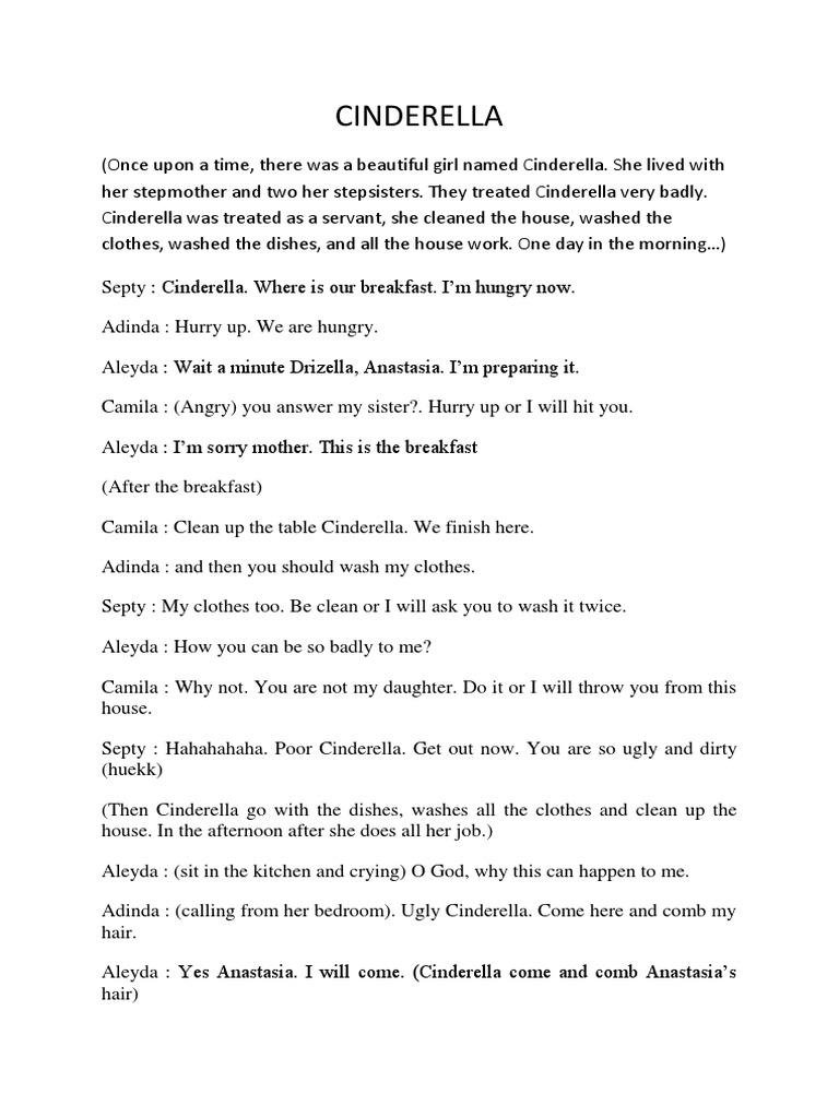 Cinderella | PDF | Cinderella
