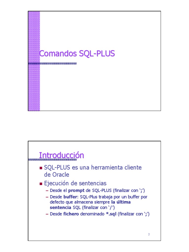 SQL Comandos PDF | PDF | SQL | Tabla (base de datos)
