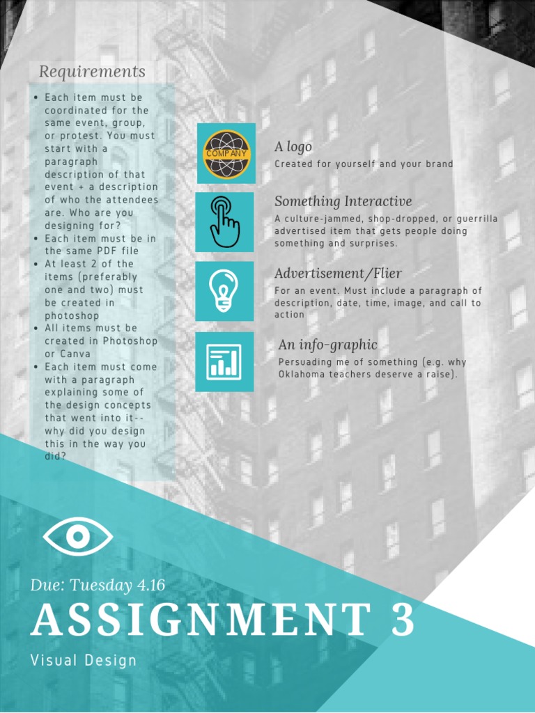 Visual Design Assignment Overview | PDF