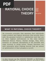 HUMSS 11 - (DISS) Rational Choice Theory | PDF