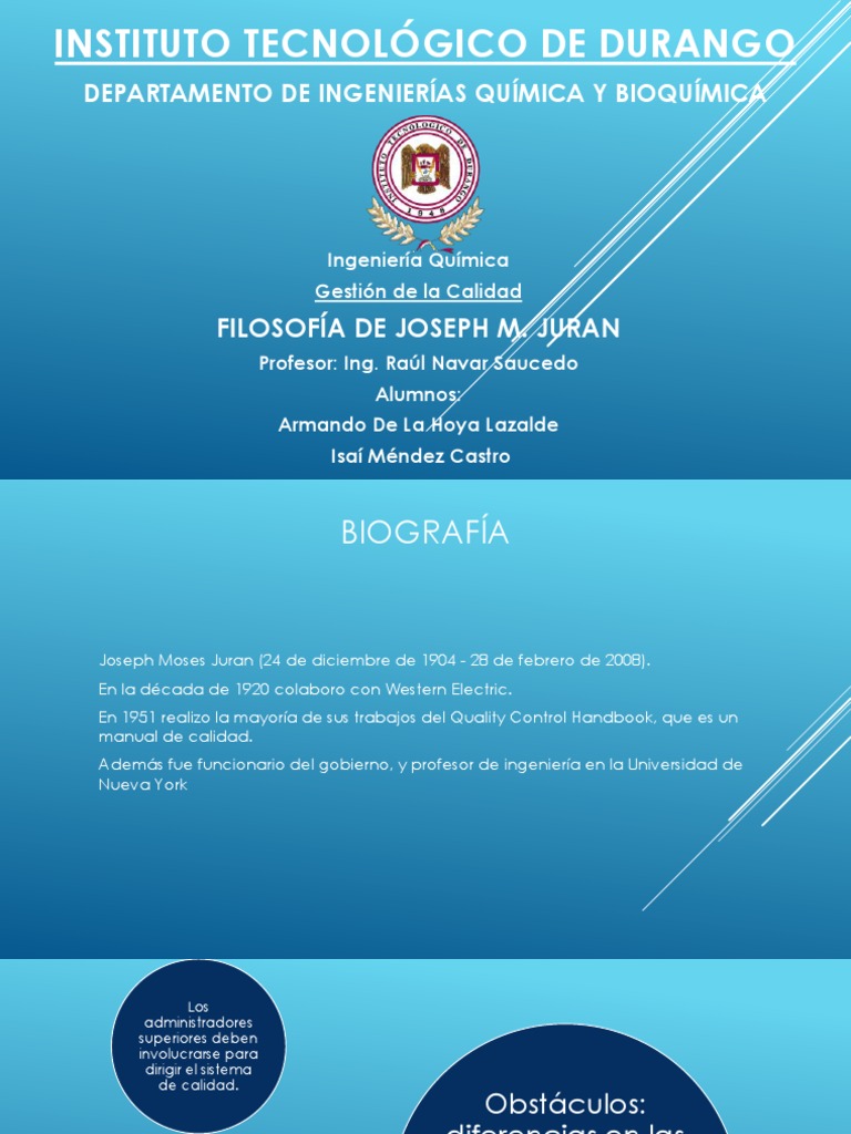 Joseph Duran | PDF | Calidad (comercial) | Planificación