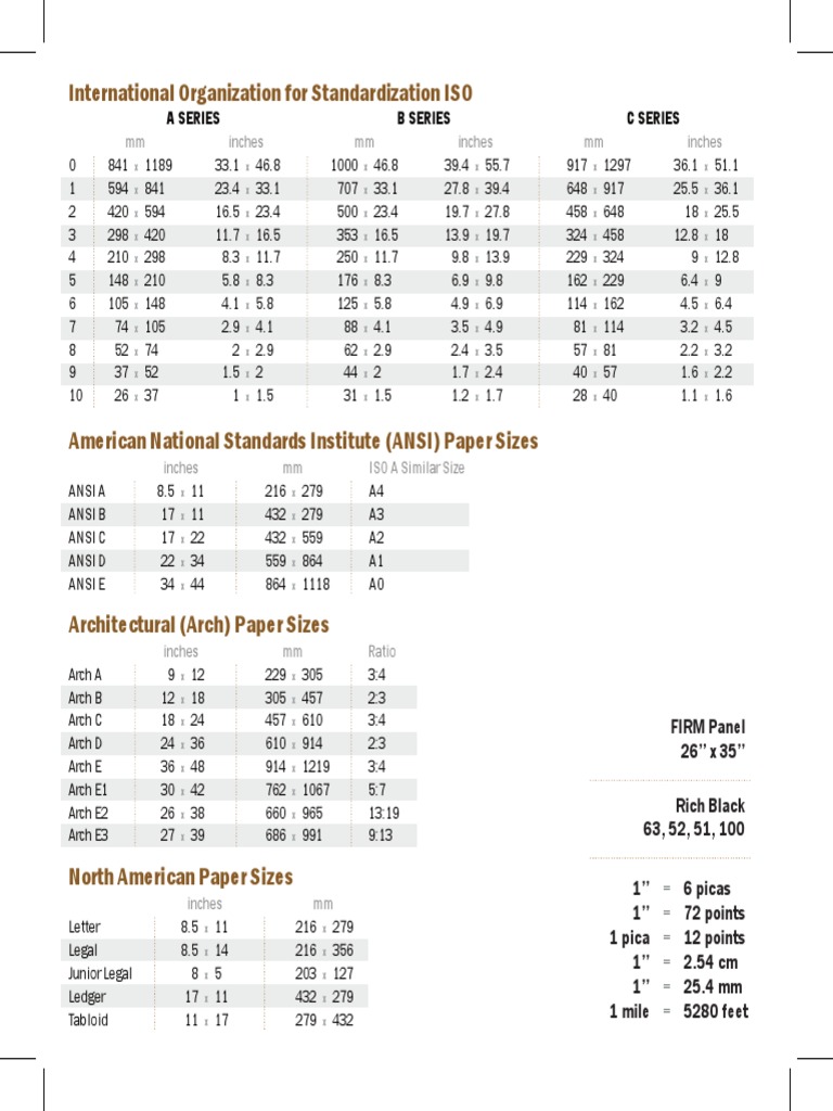 Paper Sizes | PDF | Stationery | Printing