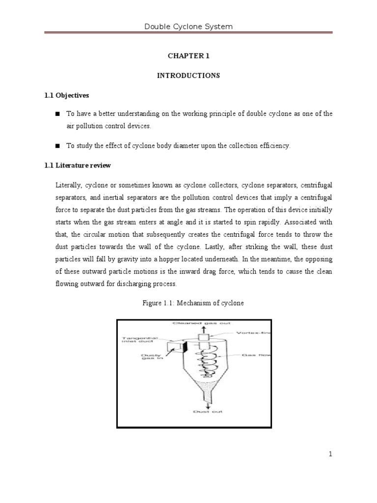 Double Cyclone Group Kita | PDF | Chemical Engineering | Physics