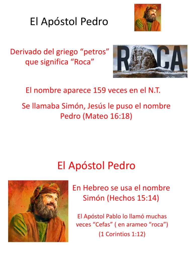 El Apóstol Pedro | PDF | Personas ejecutadas | Santos Cristianos Del ...