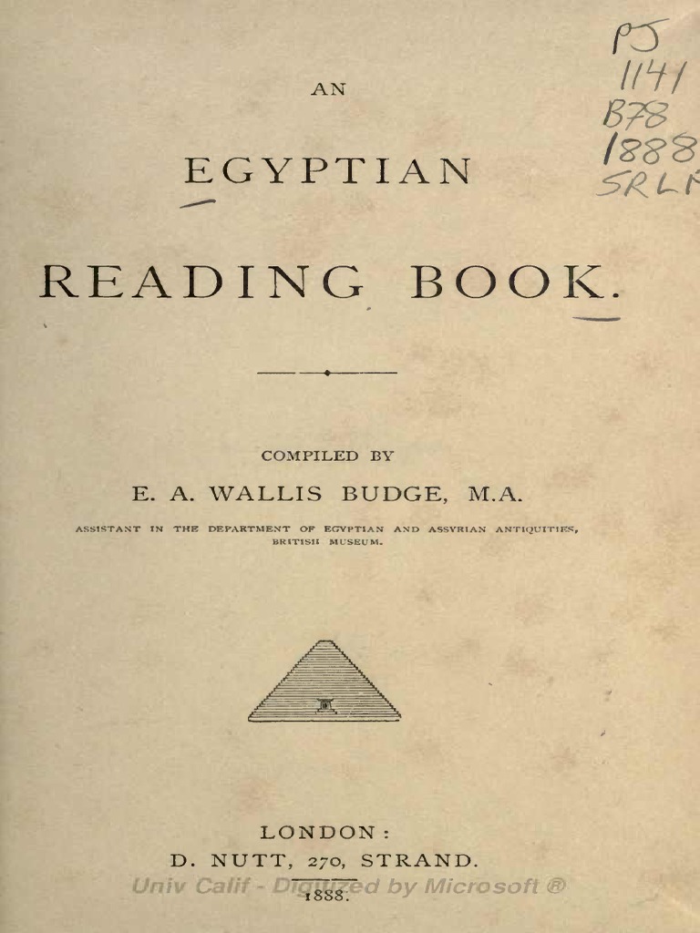 Egyptian Reading Book PDF | PDF | Ancient Egypt | Egypt