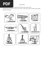 Sopa de Letras - Instrumentos Musicales | PDF | Instrumentos musicales ...