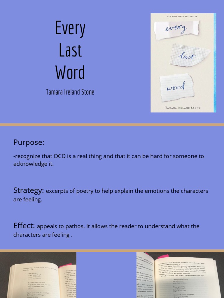 Every Last Word: Tamara Ireland Stone | PDF