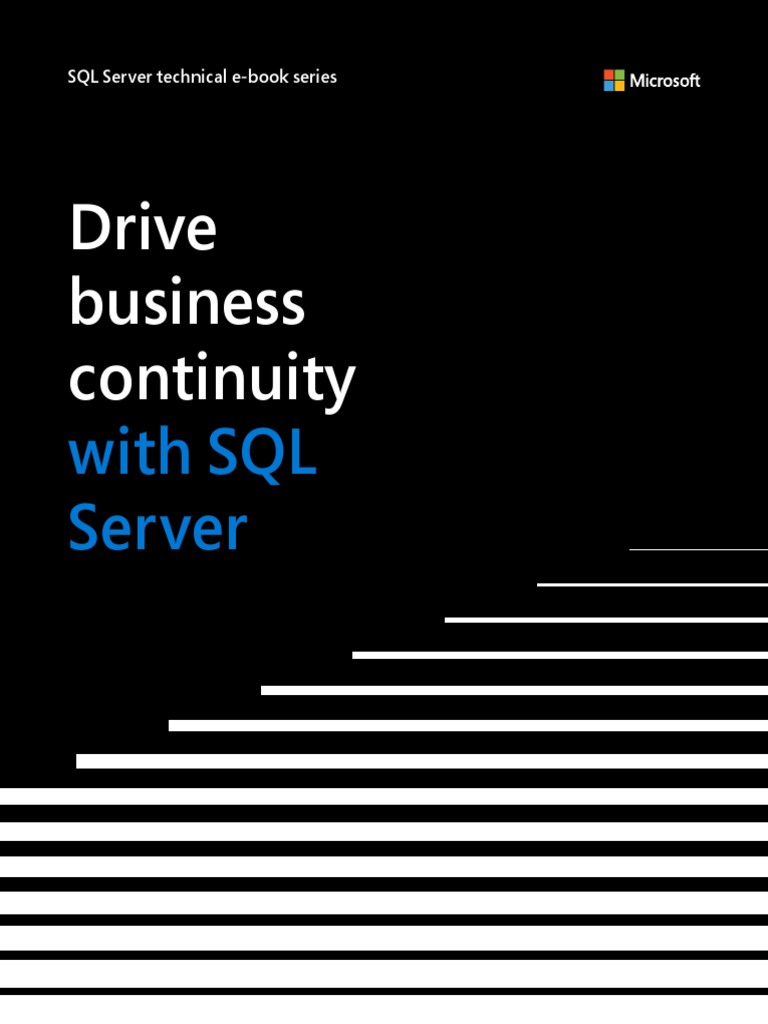 En CNTNT Ebook Drive Business Continuity With SQL Server | PDF ...