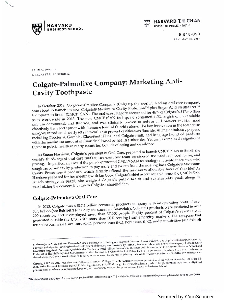 Colgate Palmolive | PDF
