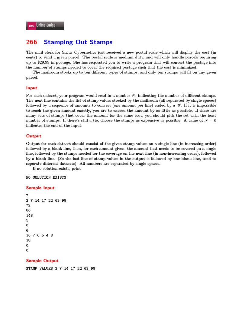 Stamping Out Stamps: Input | PDF | Postage Stamp | Postal System