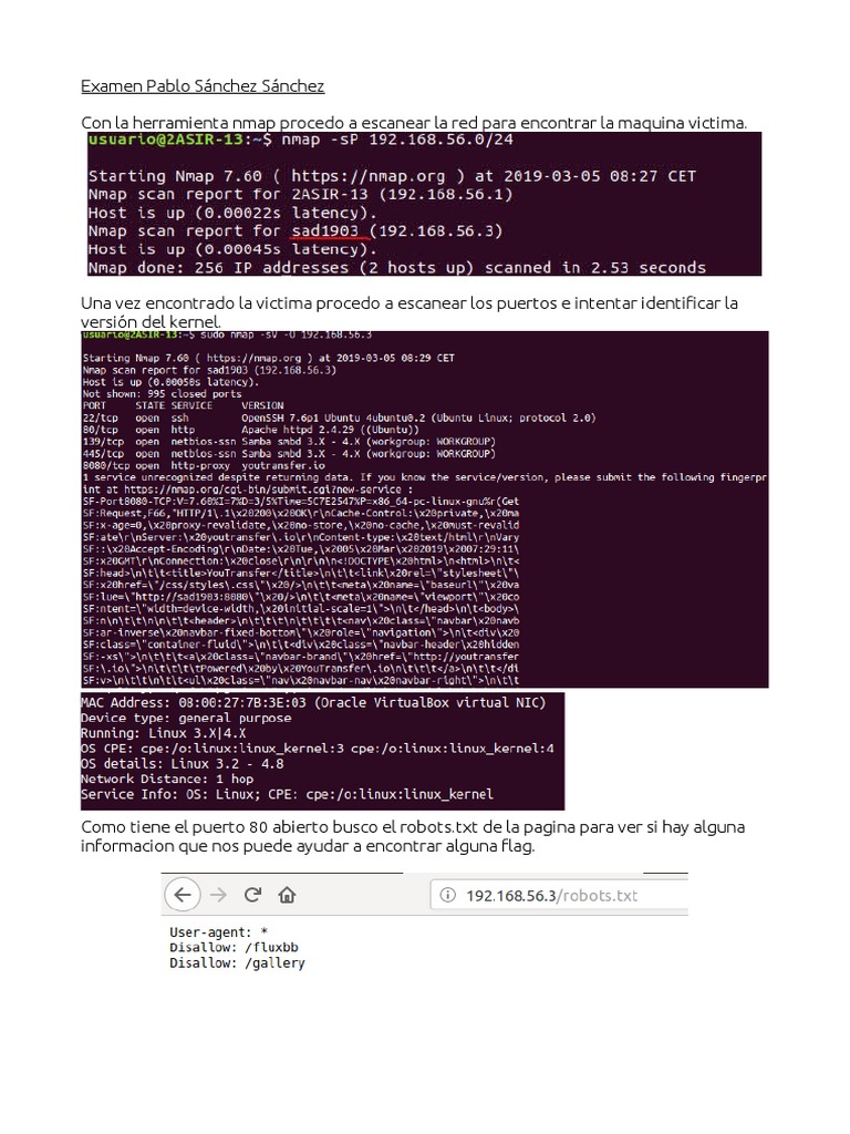 Pasos A Paso de Un Pentesting A Ubuntu | PDF