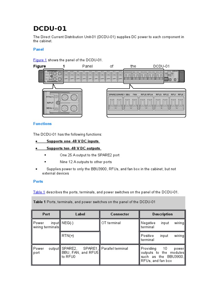 DCDU | PDF | Electrical Connector | Direct Current