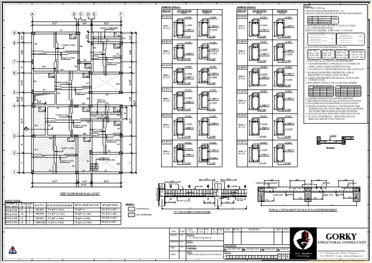 Floor Beam Slab Details Pdf Pdf Architectural Design Architecture