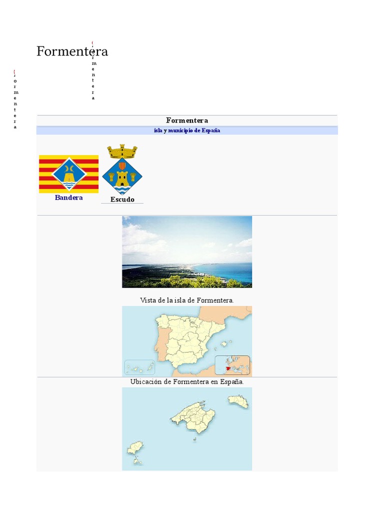 Formentera Wiki | PDF