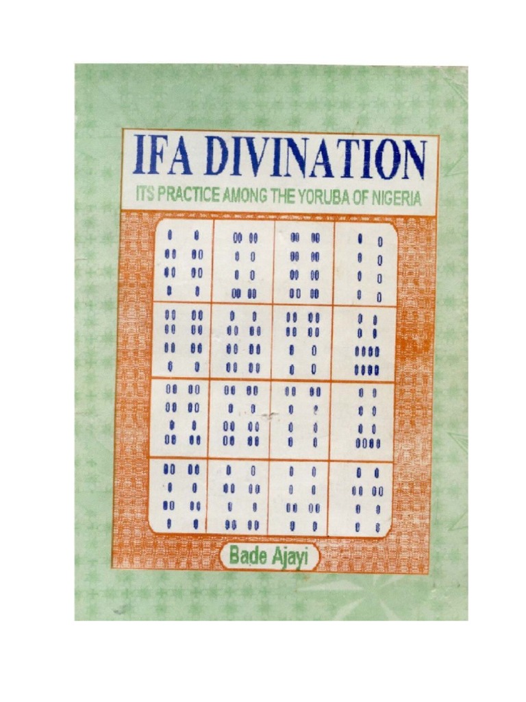 Ifa Divination Pdf Conocimiento Aprendizaje