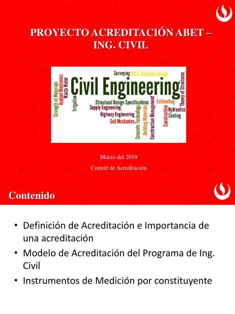Acreditación ABET en Ingeniería Civil | PDF | Cambio | Maestros