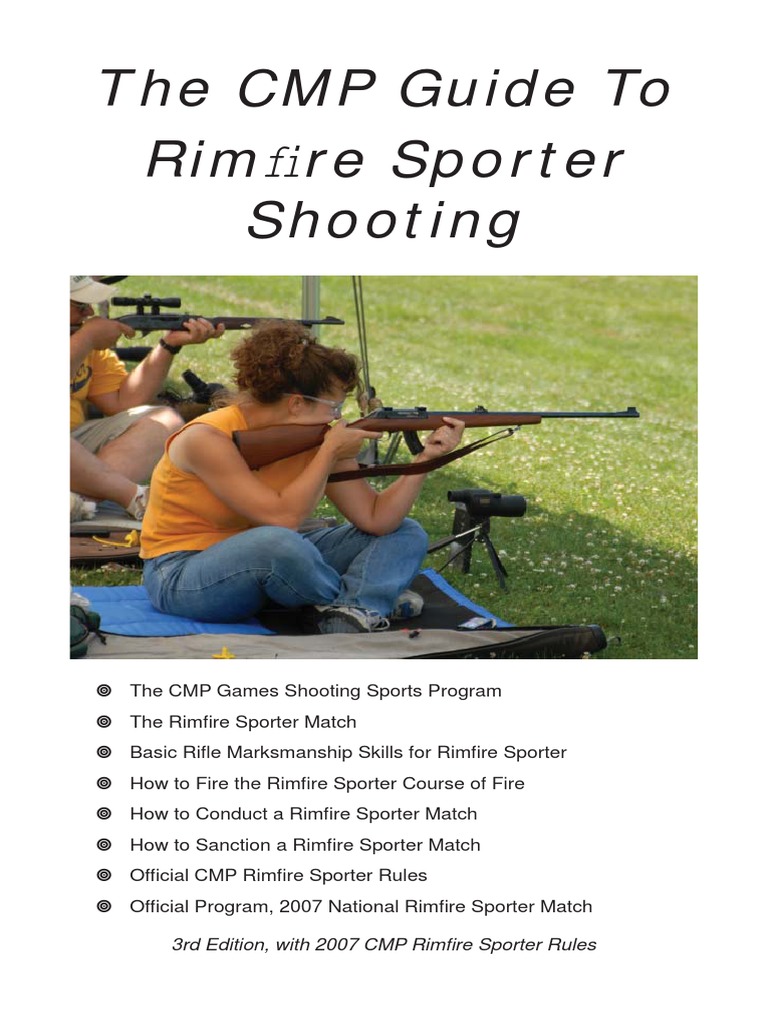 Guide To Rimfire Sporter Shooting | PDF | Rifle | Sniper