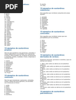 Sustantivos Patronímicos y Gentilicios | PDF