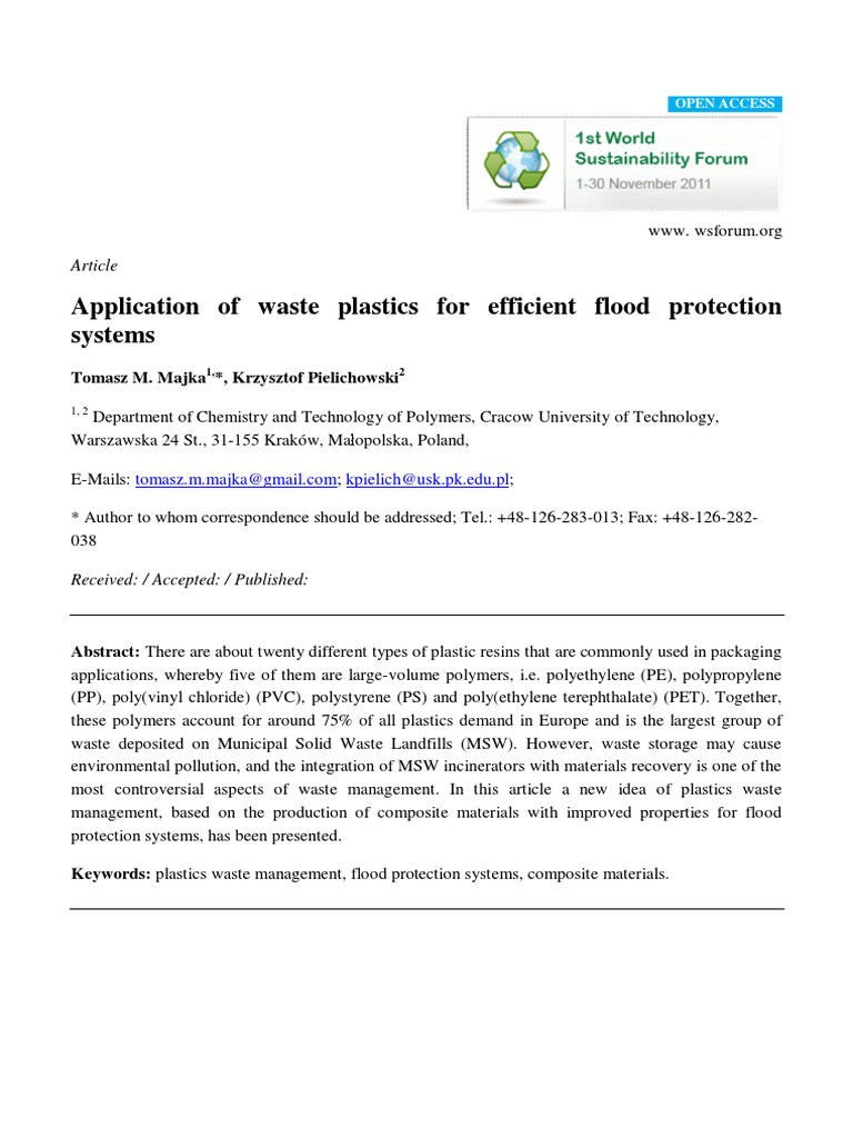 Deseuri Mase Plastice | PDF | Plastic | Recycling