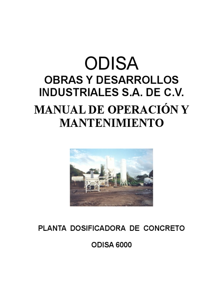 Manual ODISA 6000: Montaje y Uso | PDF | Neumático | Camión