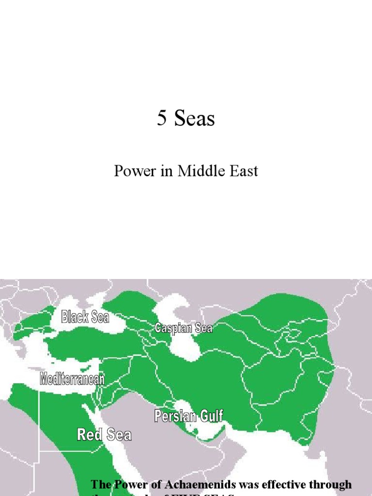 5 Seas: Power in Middle East | PDF