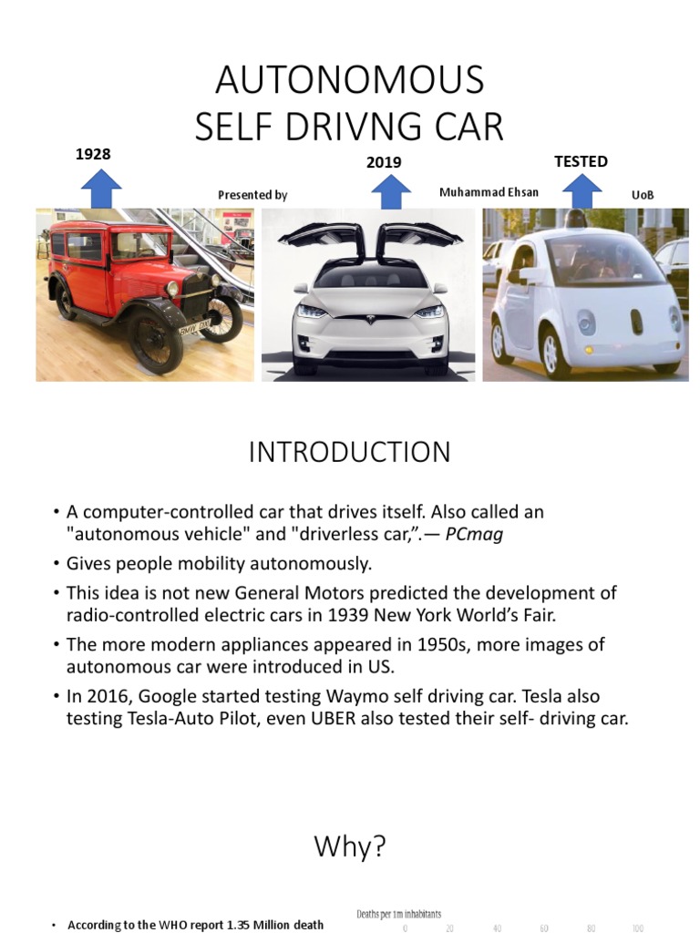 Autonomous Self Drivng Car: 1928 2019 Tested | PDF