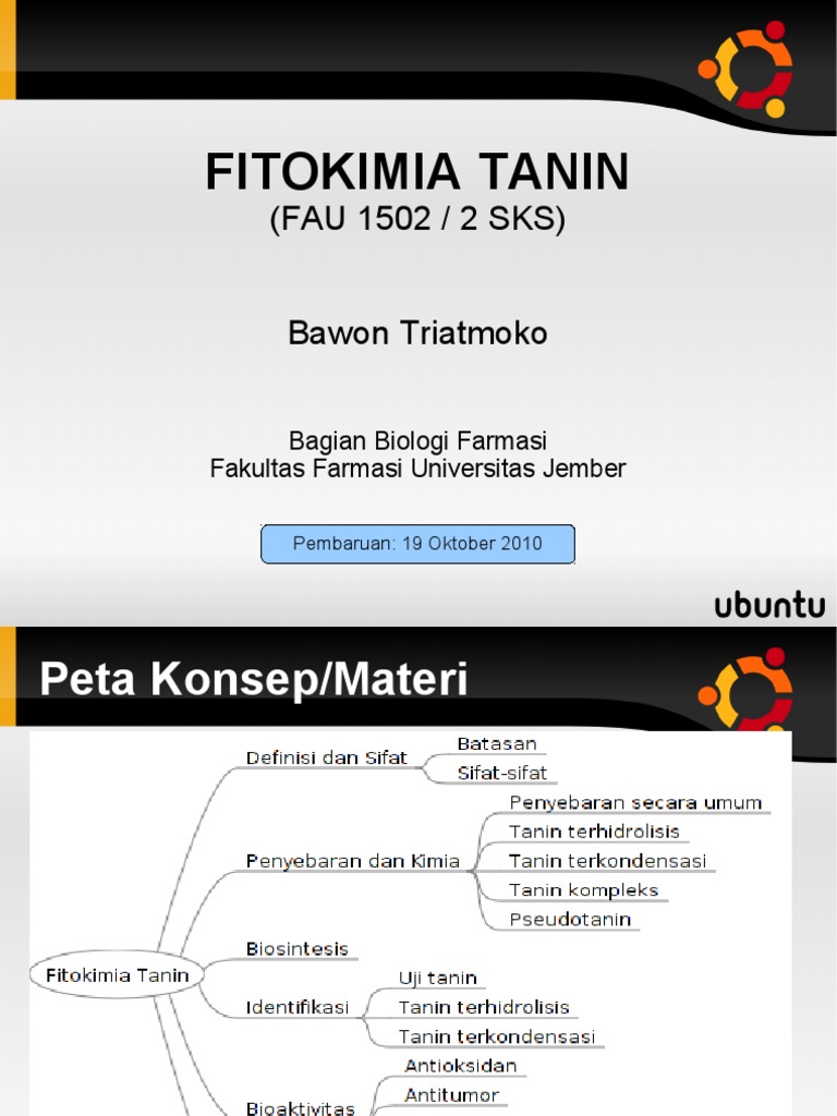 Struktur dan Klasifikasi Tanin | PDF