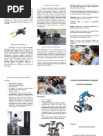 Triptico Robotica | PDF | Robot | Robótica