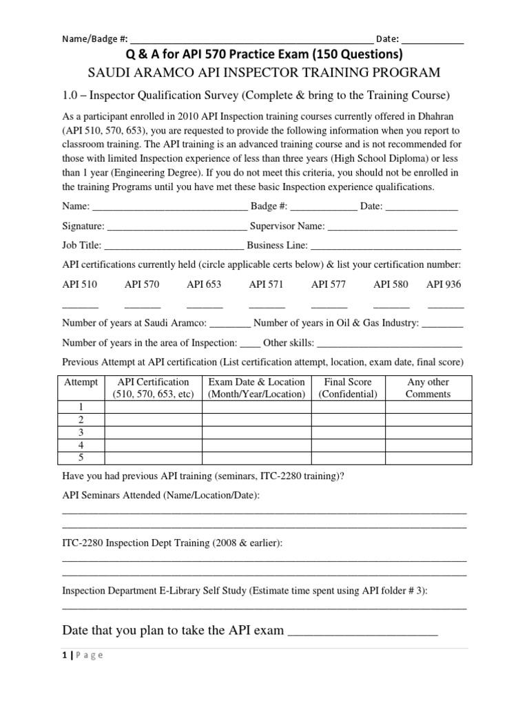 1 - API 570 Exam A (150 QS) | PDF | Fracture | Pipe (Fluid Conveyance)