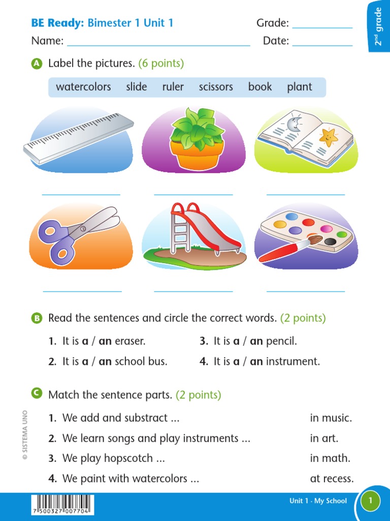 2nd Grade School Worksheet | PDF | Pedagogy | Teaching