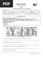 Atividades de Inglês: Simple Past com Cartoons | PDF | Métodos e ...