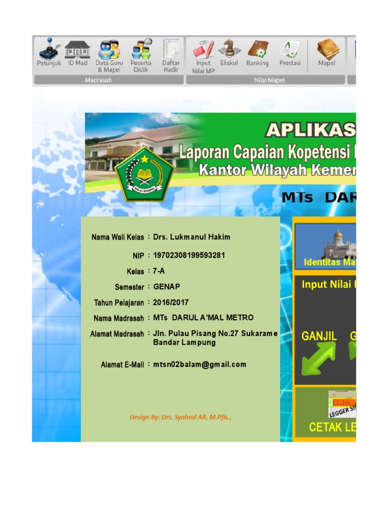 Aplikasi Rapor Mts | PDF